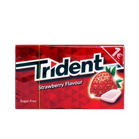 Trident Fruit Τσίχλες Φράουλα 23gr - aytothelo.gr